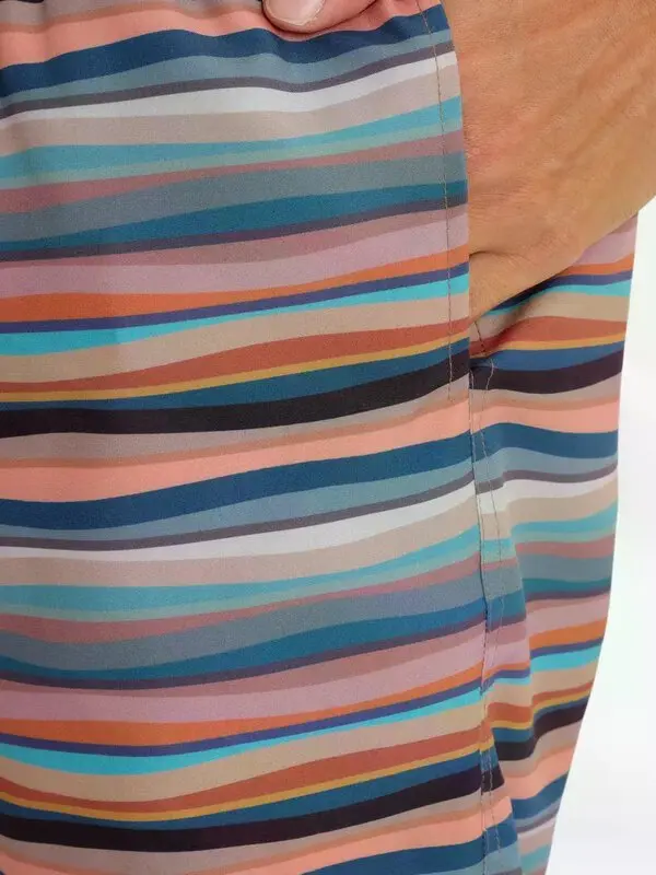 AMIR SLAMA Striped Swim Shorts