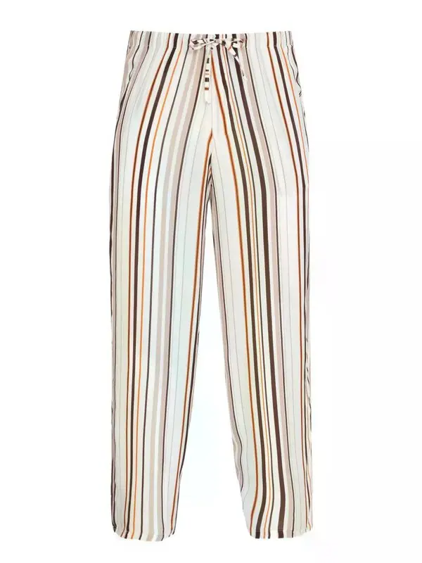 AMIR SLAMA Striped Drawstring Trousers