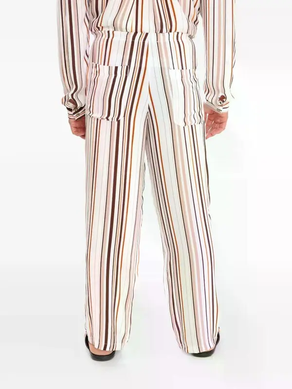 AMIR SLAMA Striped Drawstring Trousers