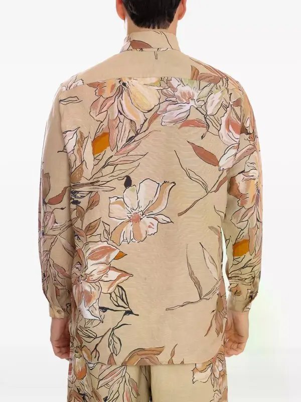 AMIR SLAMA Floral-print Shirt