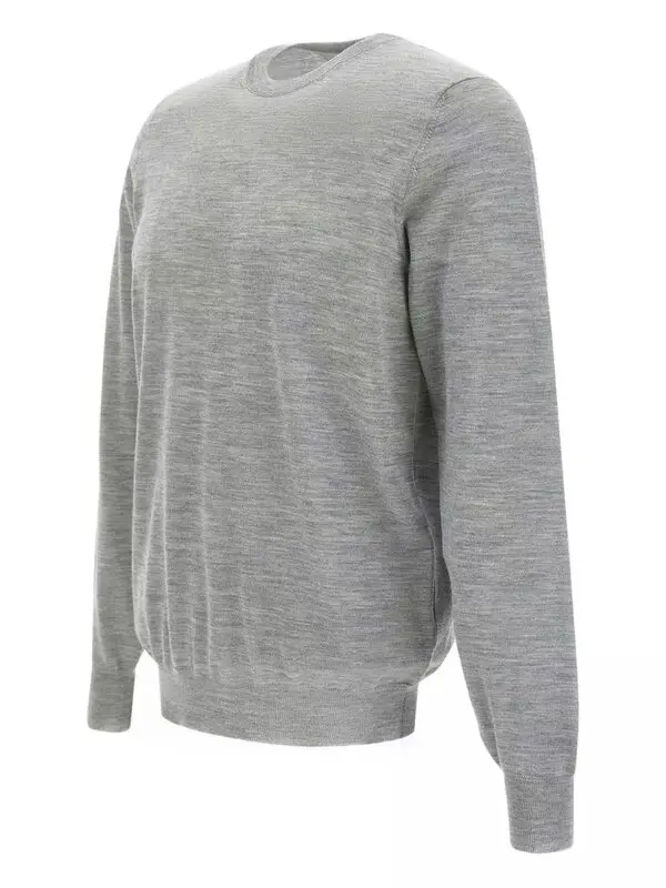 FILIPPO DE LAURENTIIS Merino Wool Crew Neck Sweater - Grey