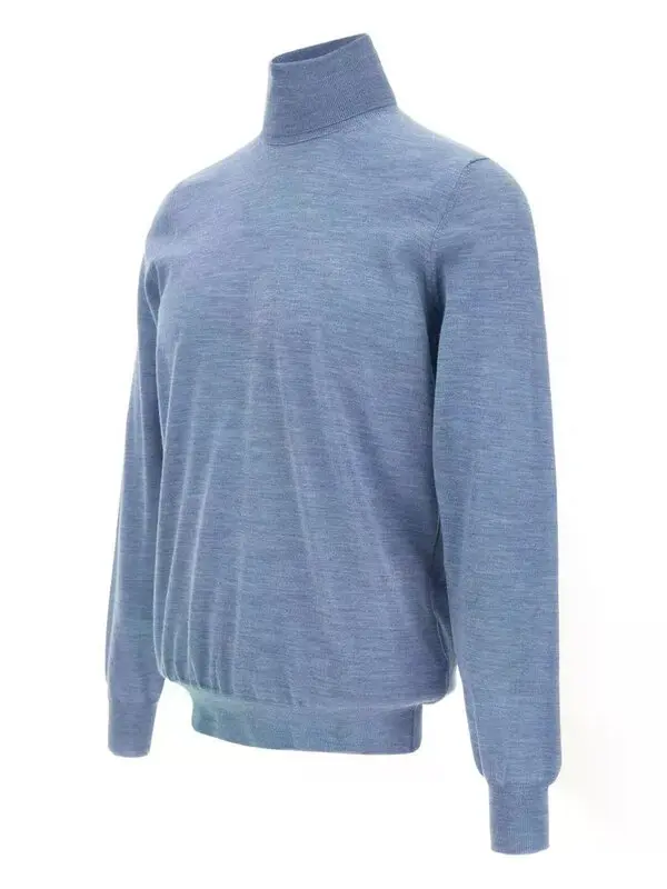 FILIPPO DE LAURENTIIS High-neck Sweater - Blue