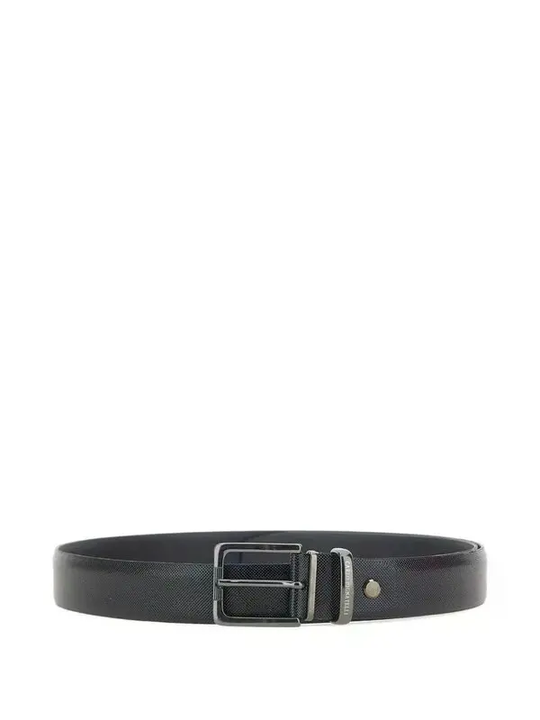 CARLO PIGNATELLI Leather Belt - Black