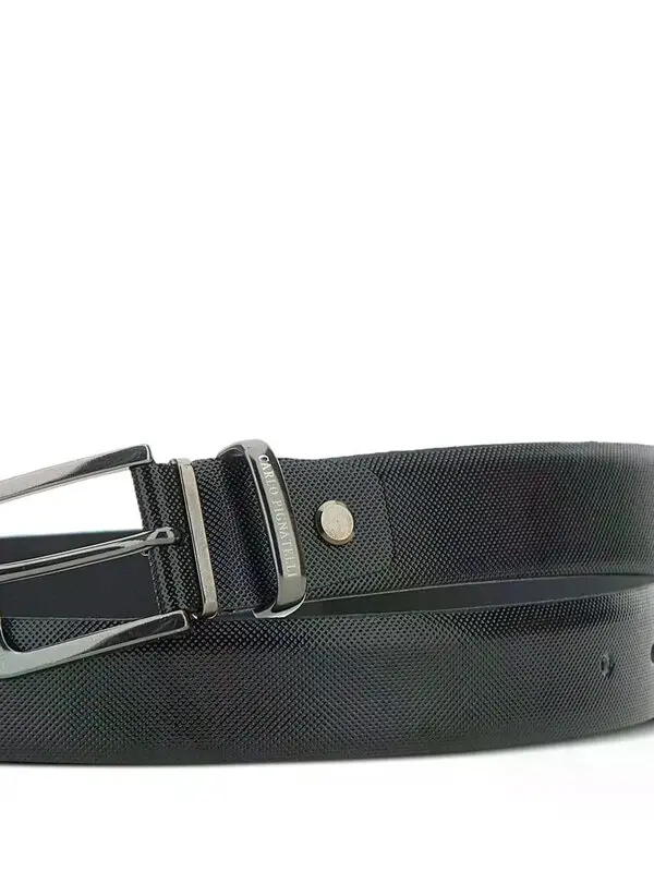 CARLO PIGNATELLI Leather Belt - Black