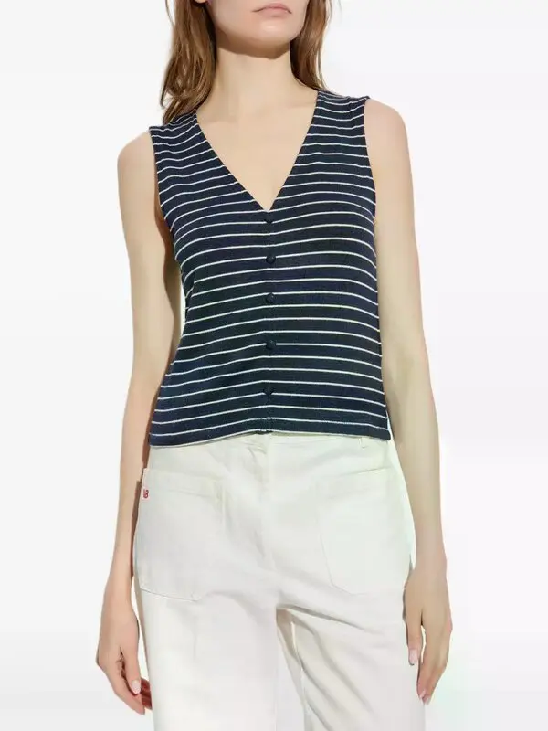 Rag & Bone Striped Button-up Top