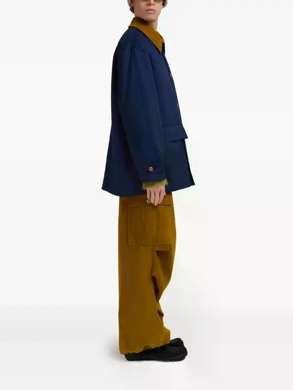 Marni Button-up Coat - Blue