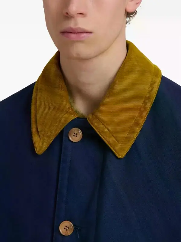 Marni Button-up Coat - Blue