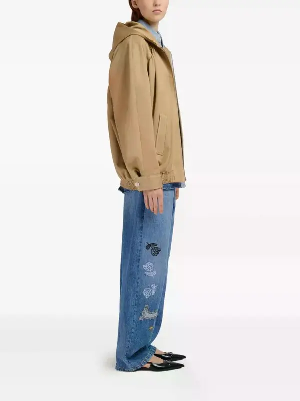 Marni Hooded Zip-up Jacket - Yellow