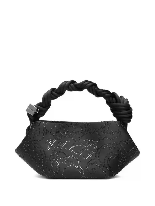 GANNI Small Embellished Tote - Black