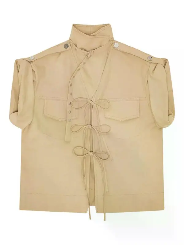 GANNI Tie-fastening Shirt
