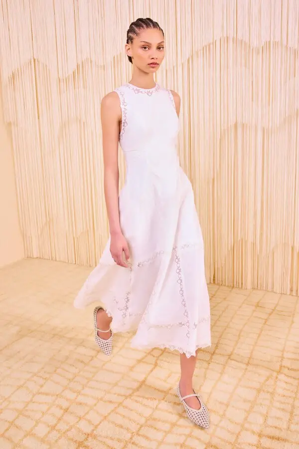 knee length dresses for ladies Anela Sleeveless Midi Dress – Club21.com main image 0