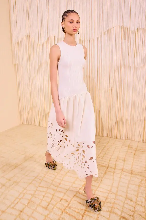 Ulla Johnson Rosaline Sleeveless Knit Midi - Cowrie