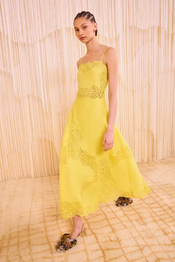 Ulla Johnson Evangeline Cami Long Dress In Citrine - 70% Off | Editorialist