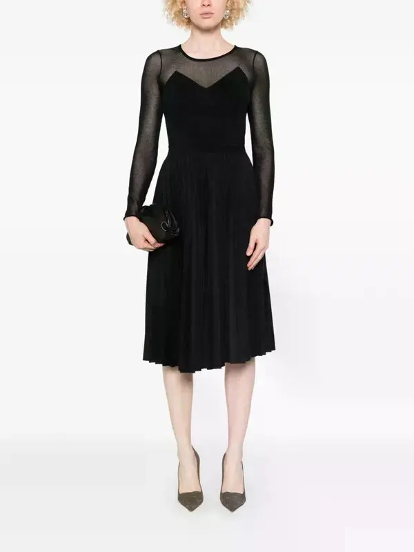 MARCCAIN Pleated Midi Dress