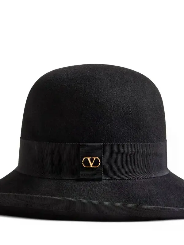 Valentino Garavani Vlogo Signature Lapin Fabric Hat