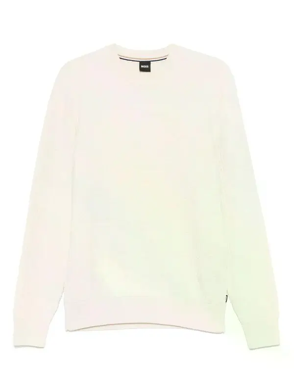 BOSS Crew Neck Cotton Sweater