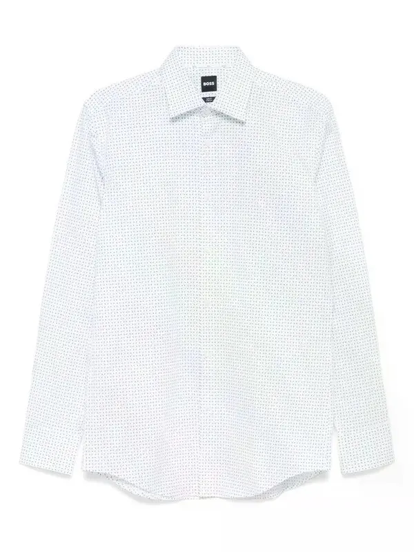 BOSS Printed Shirt - White