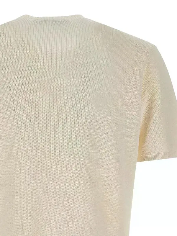 FILIPPO DE LAURENTIIS Cotton Ribbed T-shirt