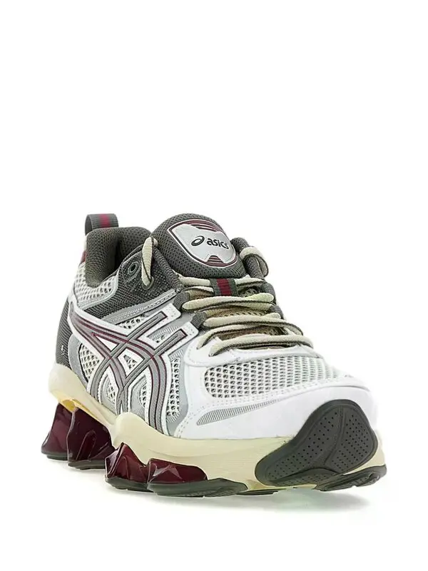 Asics Mesh Panelled Running Sneakers - Grey