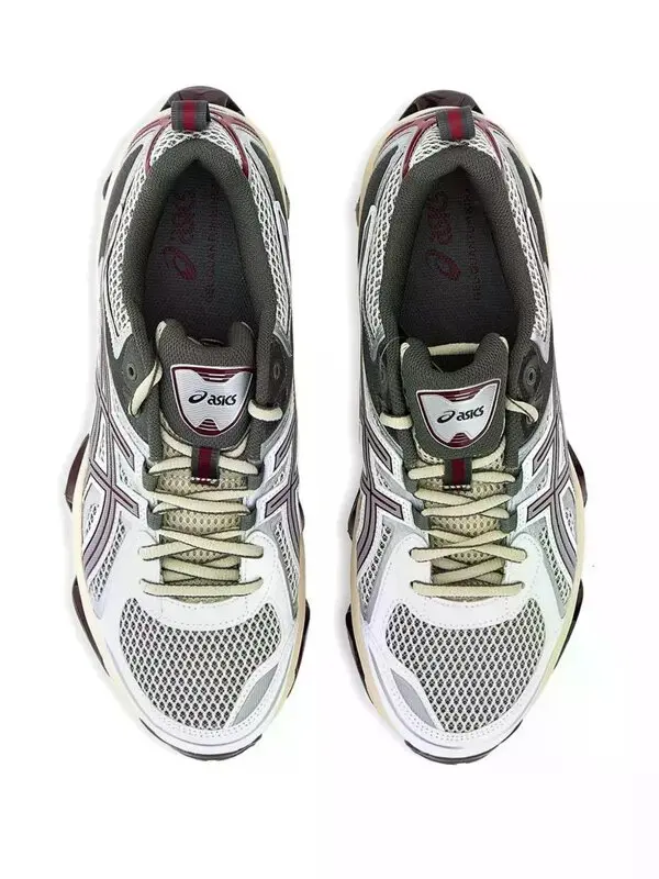 Asics Mesh Panelled Running Sneakers - Grey