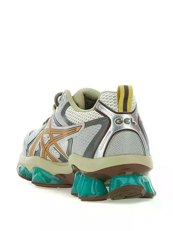 Asics Mesh-panelled Running Sneakers - Grey