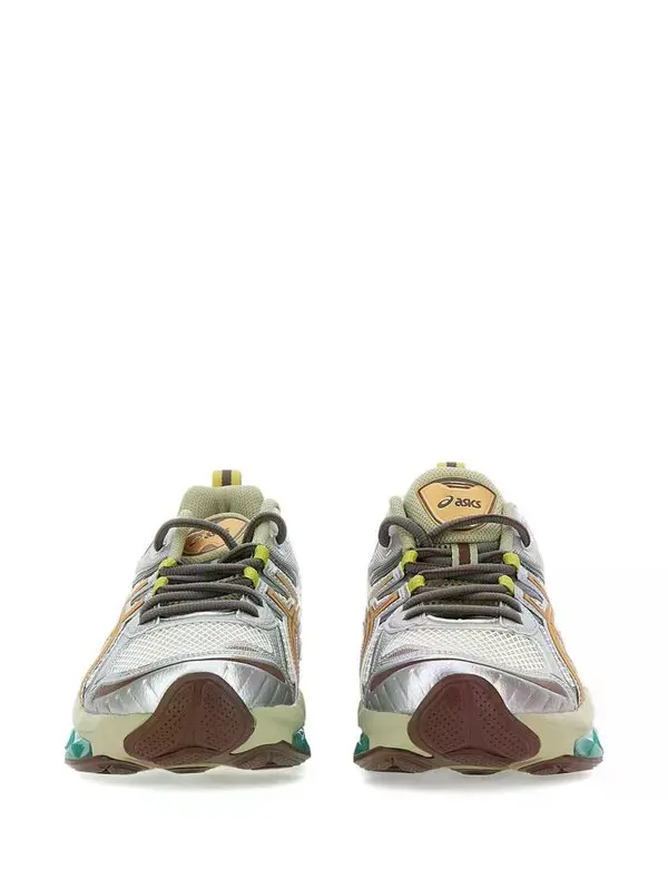 Asics Mesh-panelled Running Sneakers - Grey