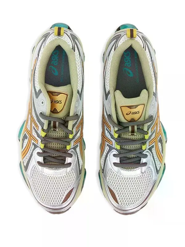 Asics Mesh-panelled Running Sneakers - Grey