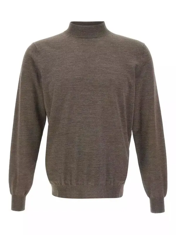 FILIPPO DE LAURENTIIS High-neck Sweater - Brown
