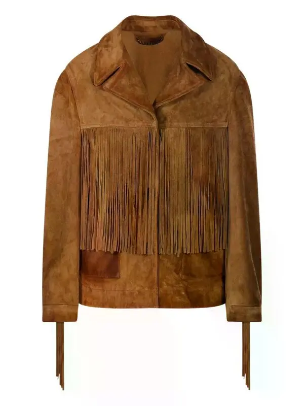 GOLDEN GOOSE Fringe Suede Jacket