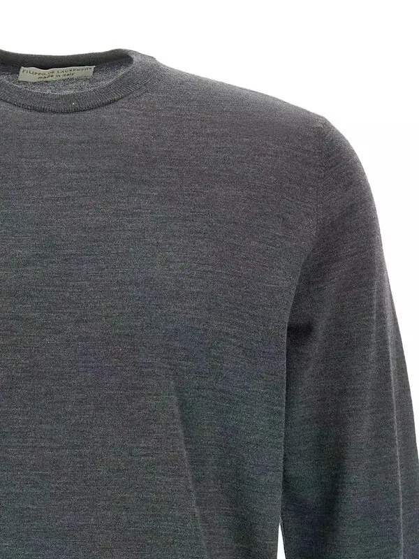 FILIPPO DE LAURENTIIS Merino Wool Crew Neck Sweater