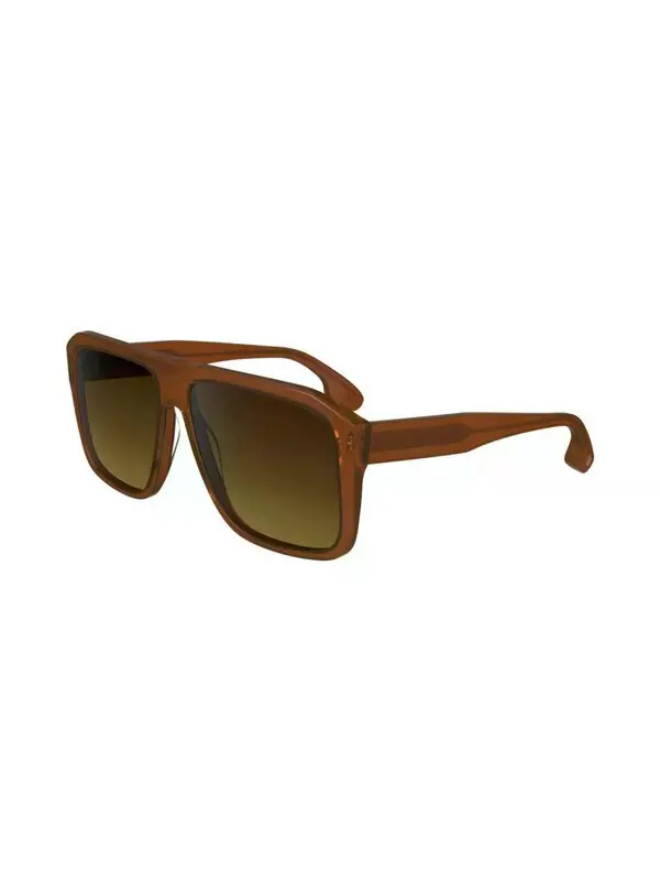 Victoria Beckham Pilot-frame Sunglasses - Brown