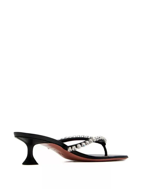 Amina Muaddi 45mm Rhinestone-embellished Sandals