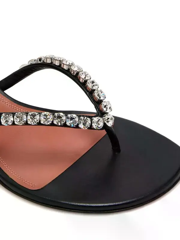 Amina Muaddi 45mm Rhinestone-embellished Sandals