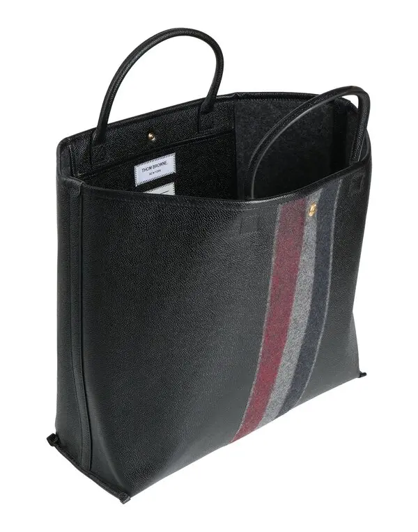 Thom Browne Leather Tote Bag