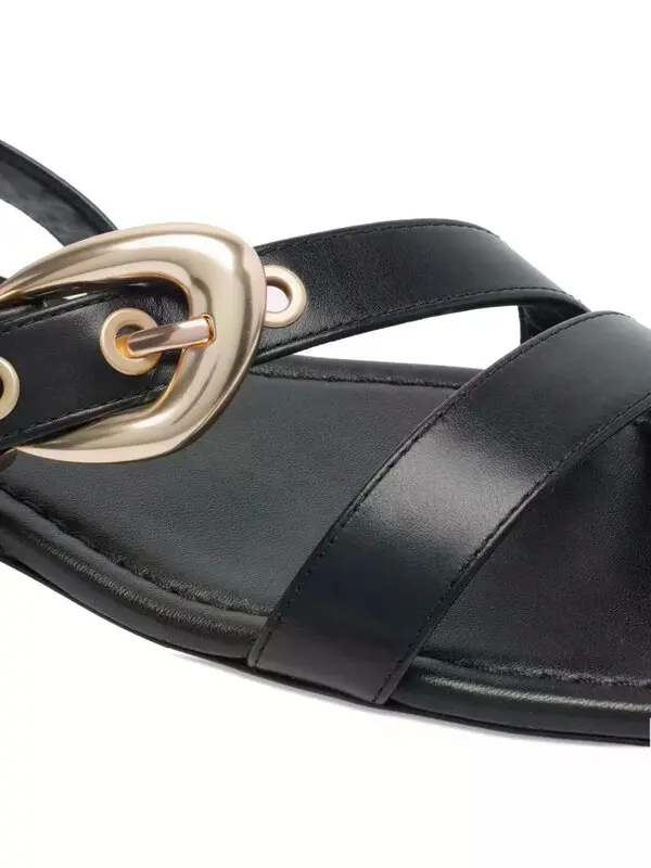STUART WEITZMAN Leather Flat Sandals