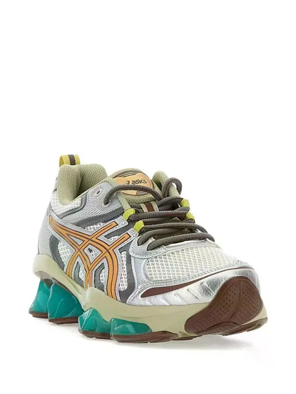 Asics Mesh Panelled Running Sneakers - Grey
