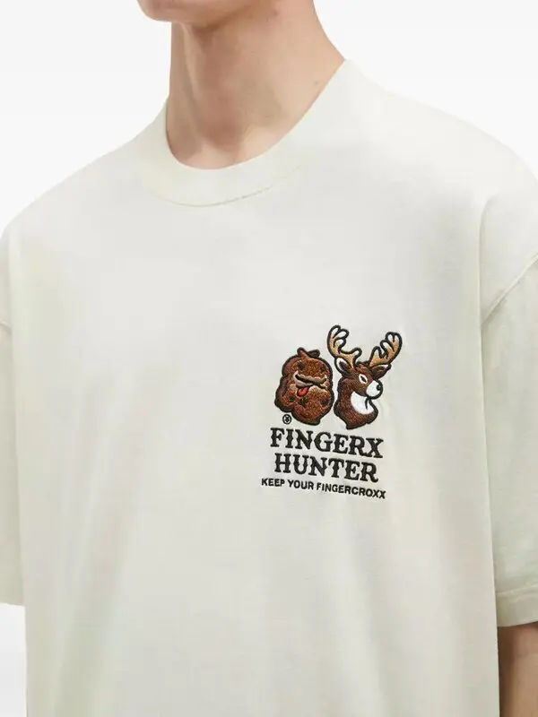 FINGERCROXX Short-sleeved Cotton T-shirt