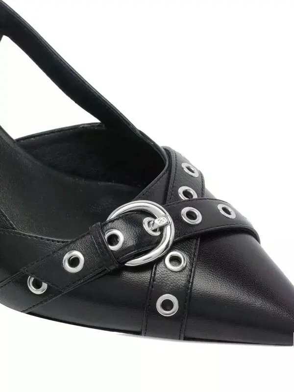 STUART WEITZMAN 50mm Leather Heeled Pumps