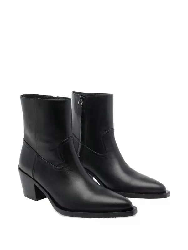 STUART WEITZMAN 65mm Leather Cowboy Boots