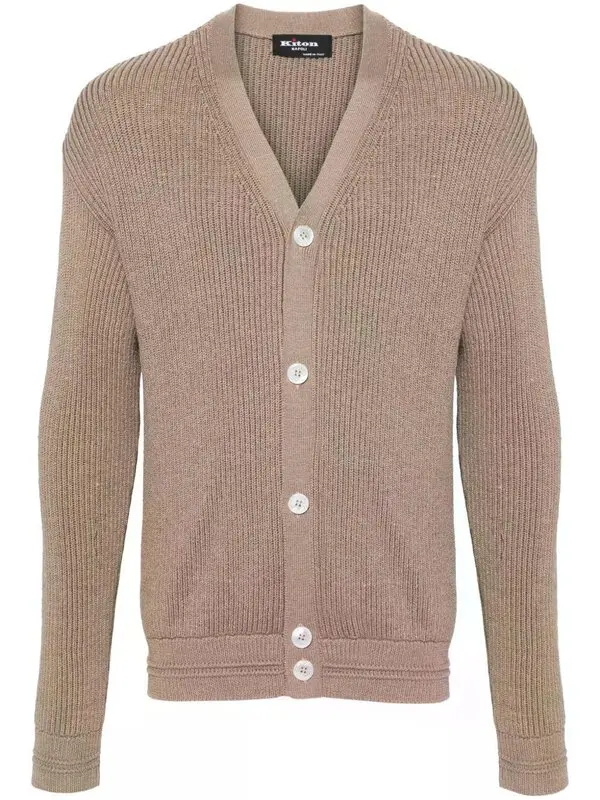Kiton Ribbed-knit Cardigan