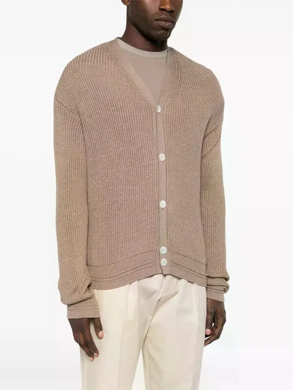 Kiton Ribbed-knit Cardigan