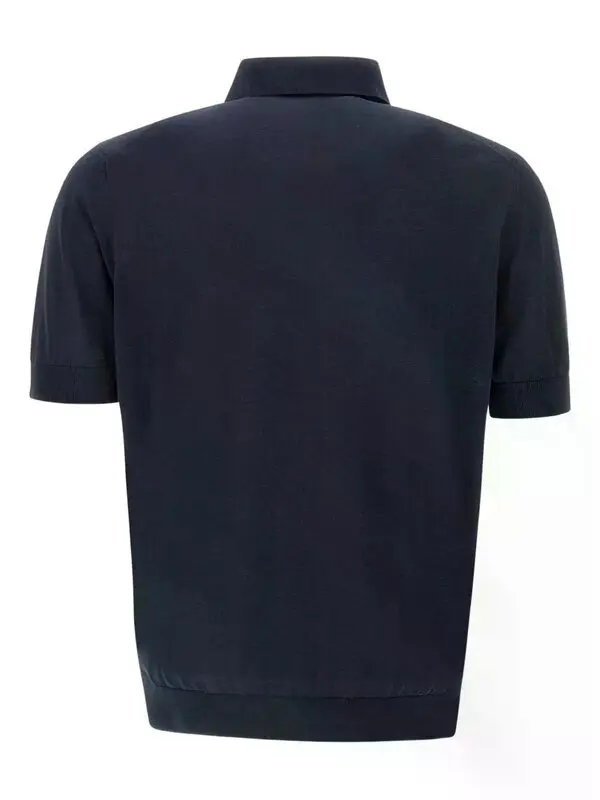 FILIPPO DE LAURENTIIS Cotton Polo Shirt - Blue