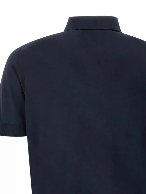 FILIPPO DE LAURENTIIS Cotton Polo Shirt - Blue