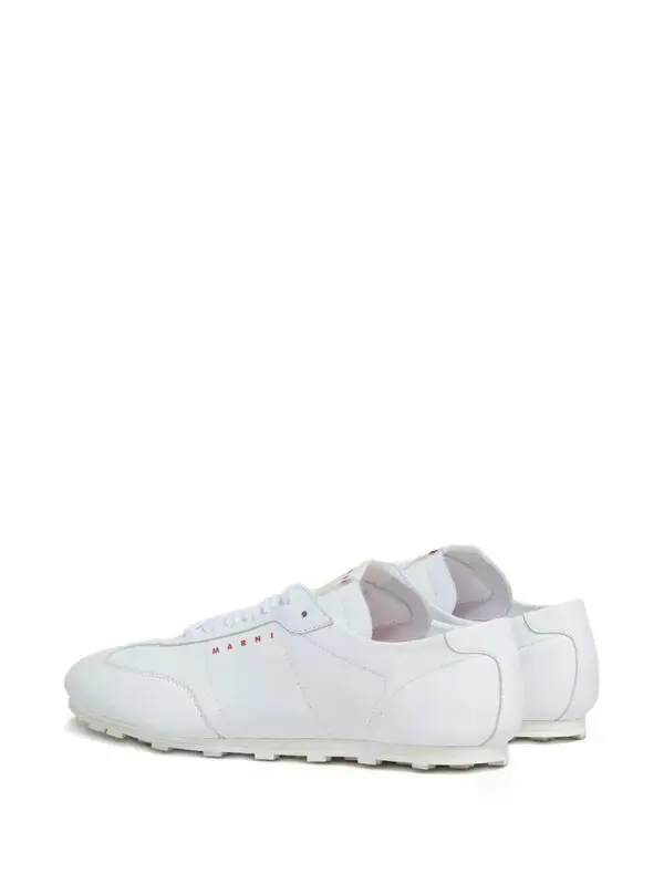 Marni Nappa Leather Softy Soccer Sneakers - White
