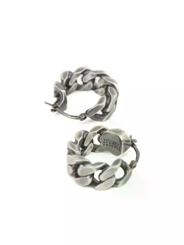 MAISON MARGIELA Chain-link Hoop Earrings