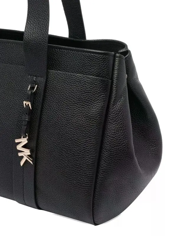 Michael Kors Leather Tote Bag - Black