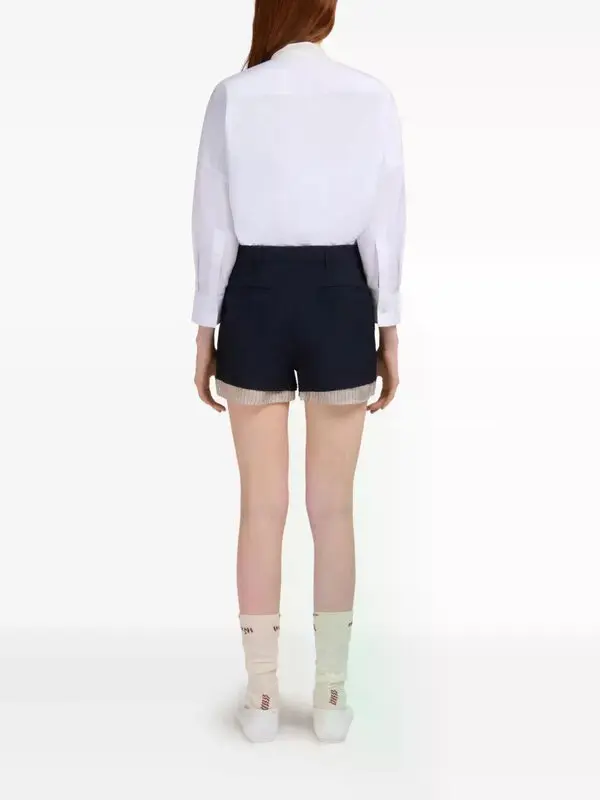 Marni Layered Pleated Shorts