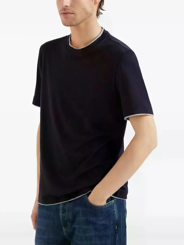 Brunello Cucinelli Layered-detail T-shirt