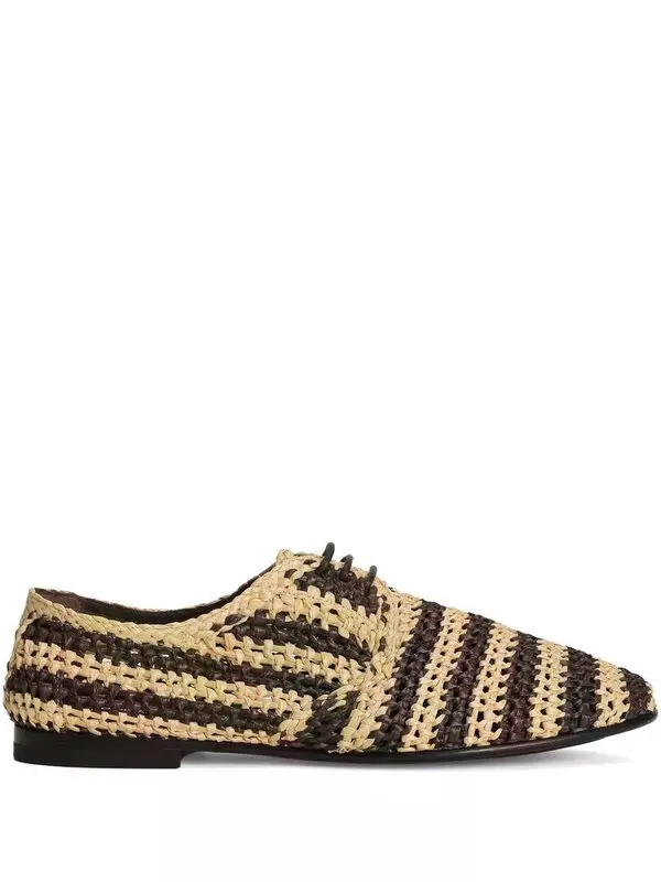 Dolce & Gabbana Woven Derby Shoes