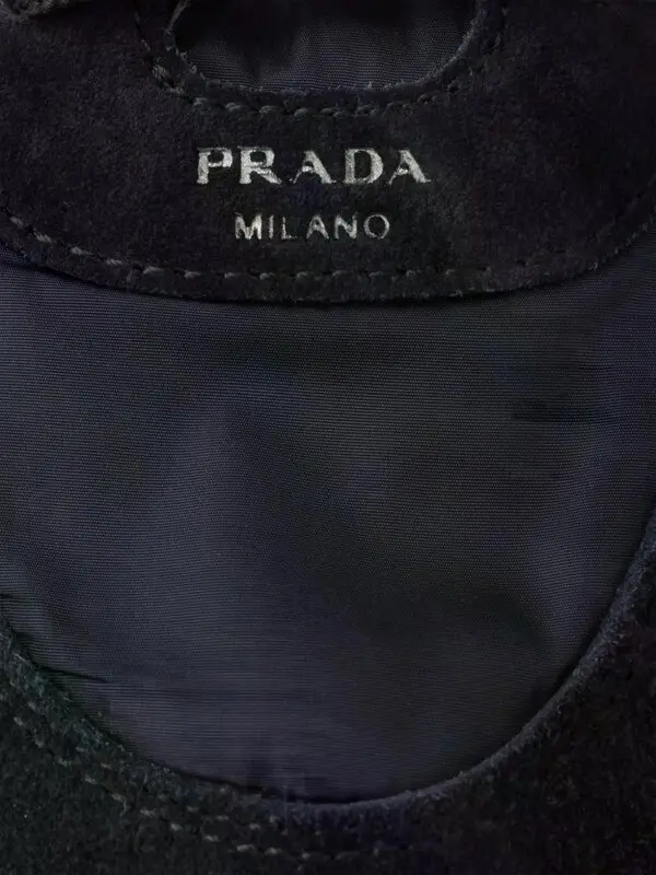 Prada Re-nylon Suede Collapsible Sneakers - Blue